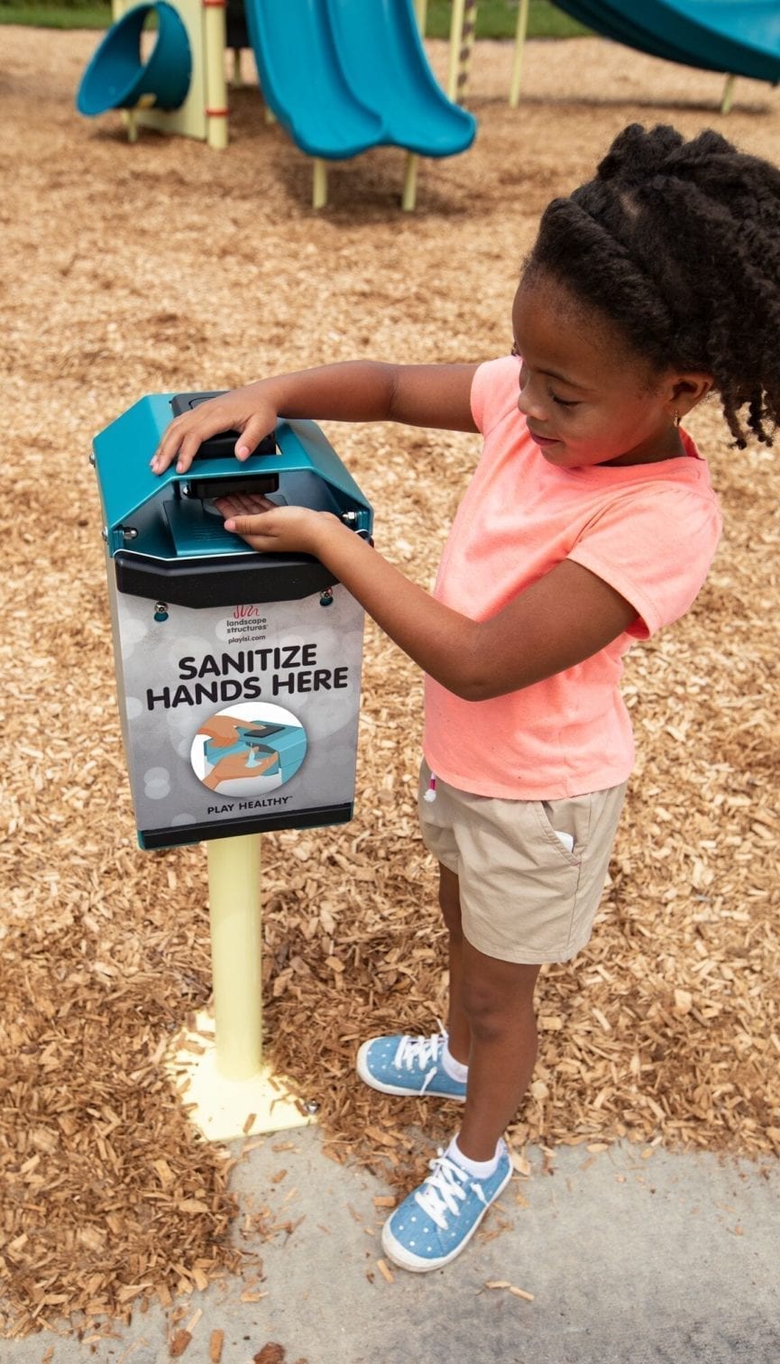 New! Play Healthy™Hand Sanitizer Station - Commercial Playground Equipment